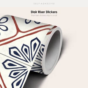 Quadrostyle Stair Riser Stickers - Removable Stair Riser Tile Decals ...