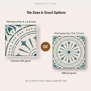 Tile Decals - Tiles for Kitchen/bathroom Back Splash - Floor Decals ...