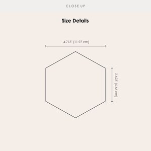 Quadrostyle Blue Hexagon Tile | Vinyl Floor Tile Sticker Panel, Peel ...