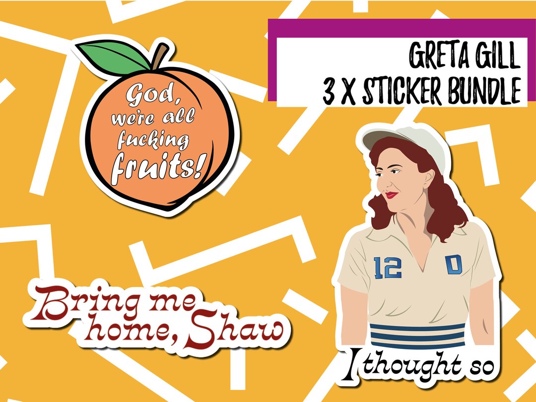 A League of Their Own Greta Gill Sticker Bundle A League of Their Own ...