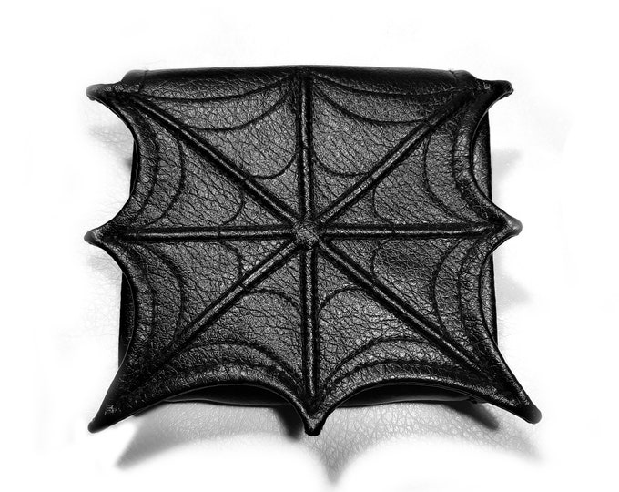 Spider web wallet Women Wallet Vegan wallet Accordion | Etsy