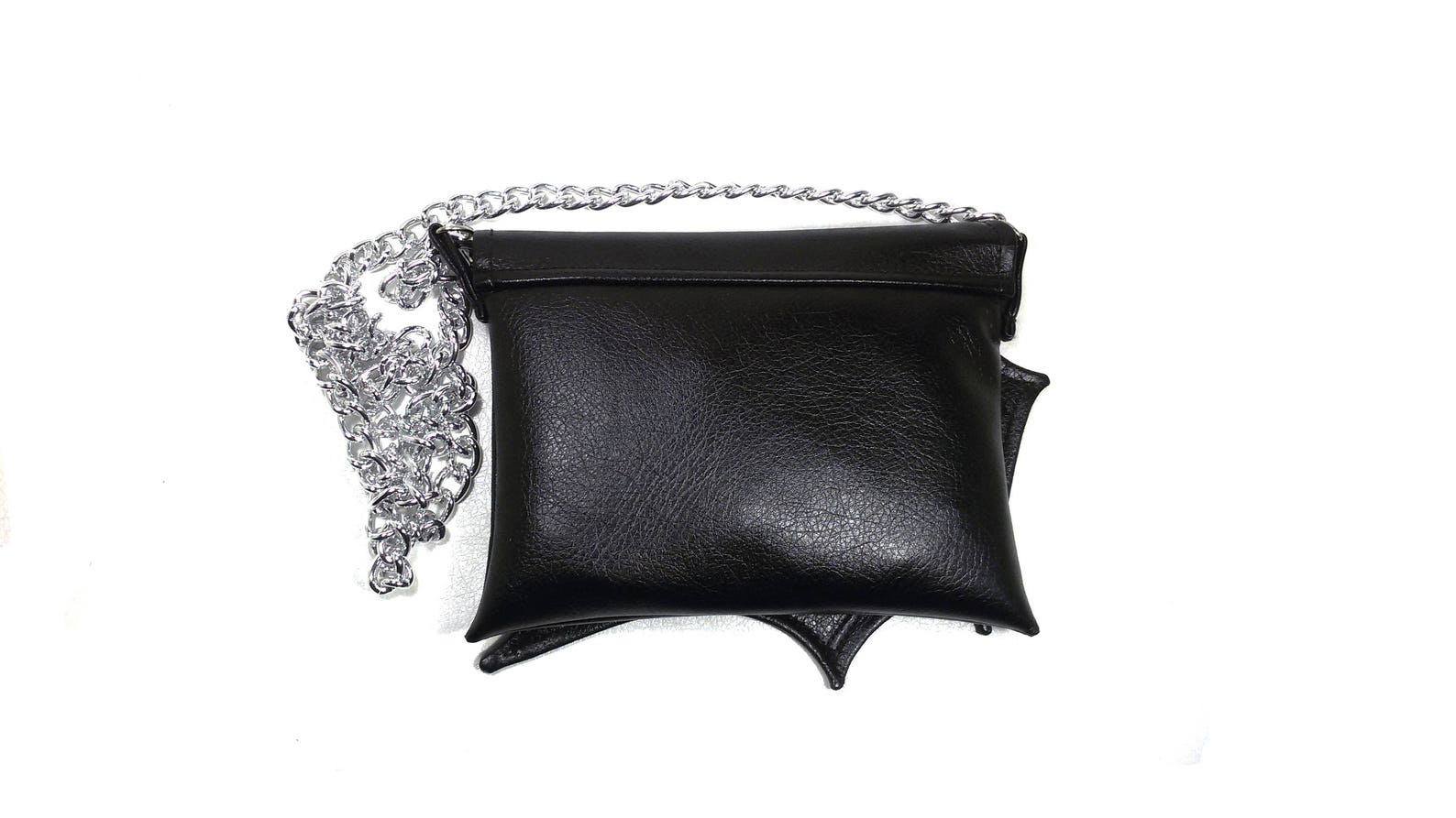 Black Bat Wing Bag Small Crossbody Bag Black Purse Vegan - Etsy
