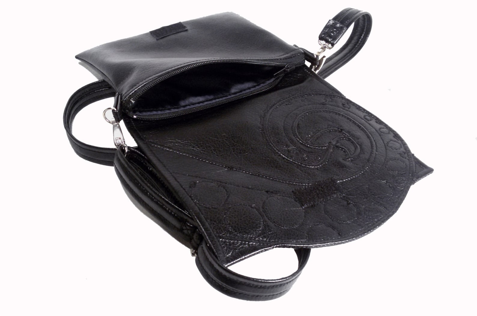 Tentacle Purse Black Faux Leather Octopus Bag Black Octopus - Etsy