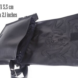 Octopus Tentacle, Black Octopus Bag, Tentacle Bag, Faux Leather ...