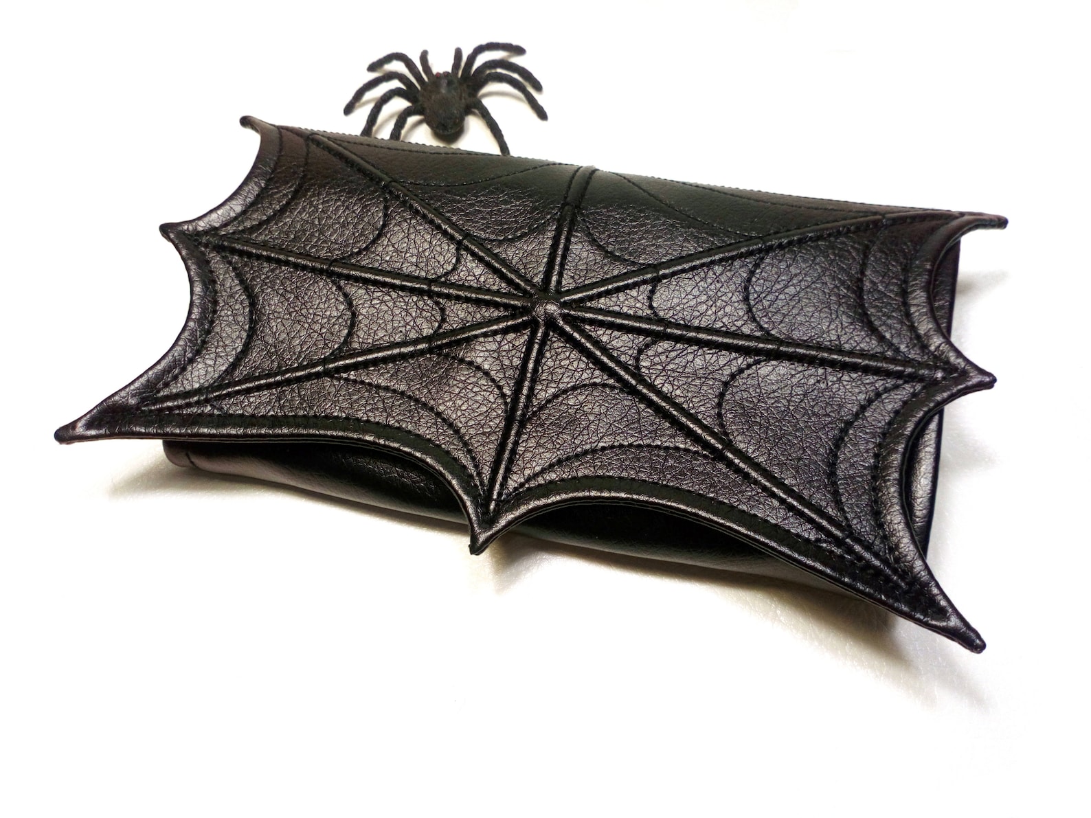 Spider Web Wallet Clutch Necessary Clutch Wallet Goth | Etsy