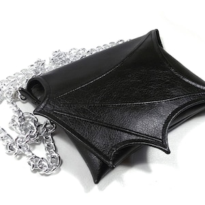 Black Bat Wing Bag, Small Crossbody Bag, Black Purse, Vegan Bag, Goth ...