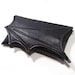Small Bat Wing Bag, Black Faux Leather Bat Wing Wallet Size Bag, Clutch ...