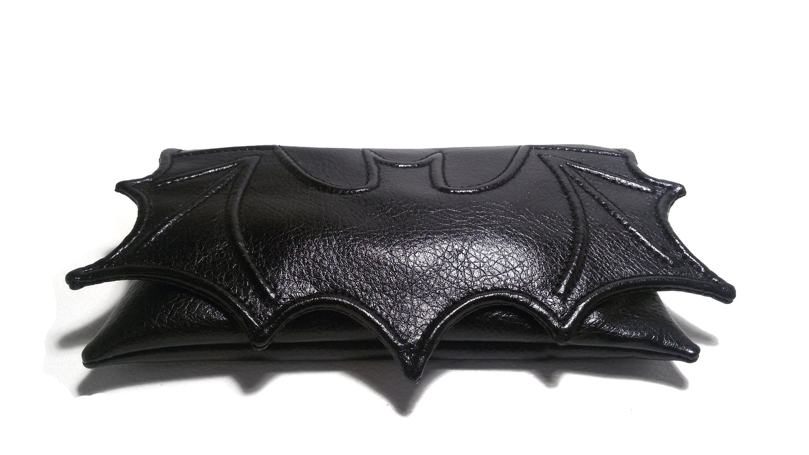 Small Bat Bag Goth Bag Bat Clutch Black Faux Leather Bat | Etsy