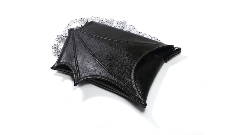 Black Bat Wing Bag Small Crossbody Bag Black Purse Vegan - Etsy