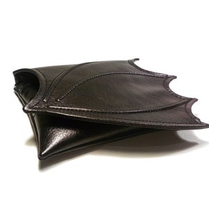 Makeup Cosmetic Bag for Purse Dragon Wing, Faux Leather Make up Bag ...