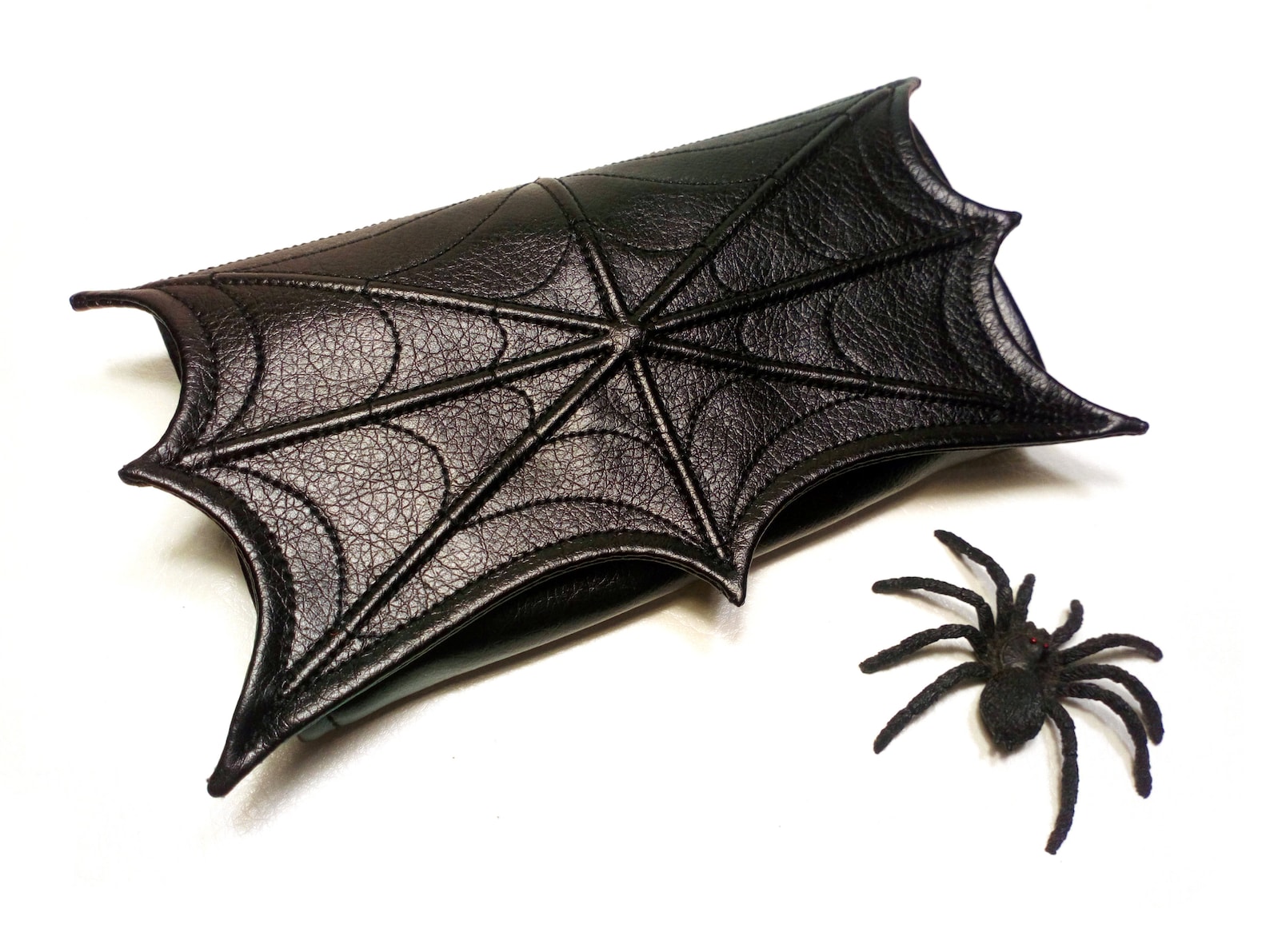 Spider Web Wallet Clutch Necessary Clutch Wallet Goth | Etsy