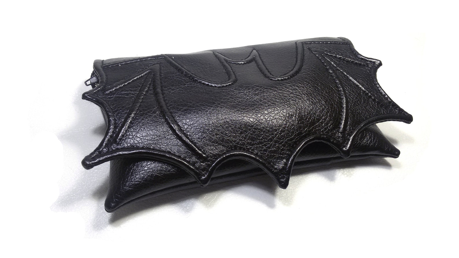 Small Bat Bag, Goth Bag Bat Clutch, Black Faux Leather, Bat Wing Wallet ...