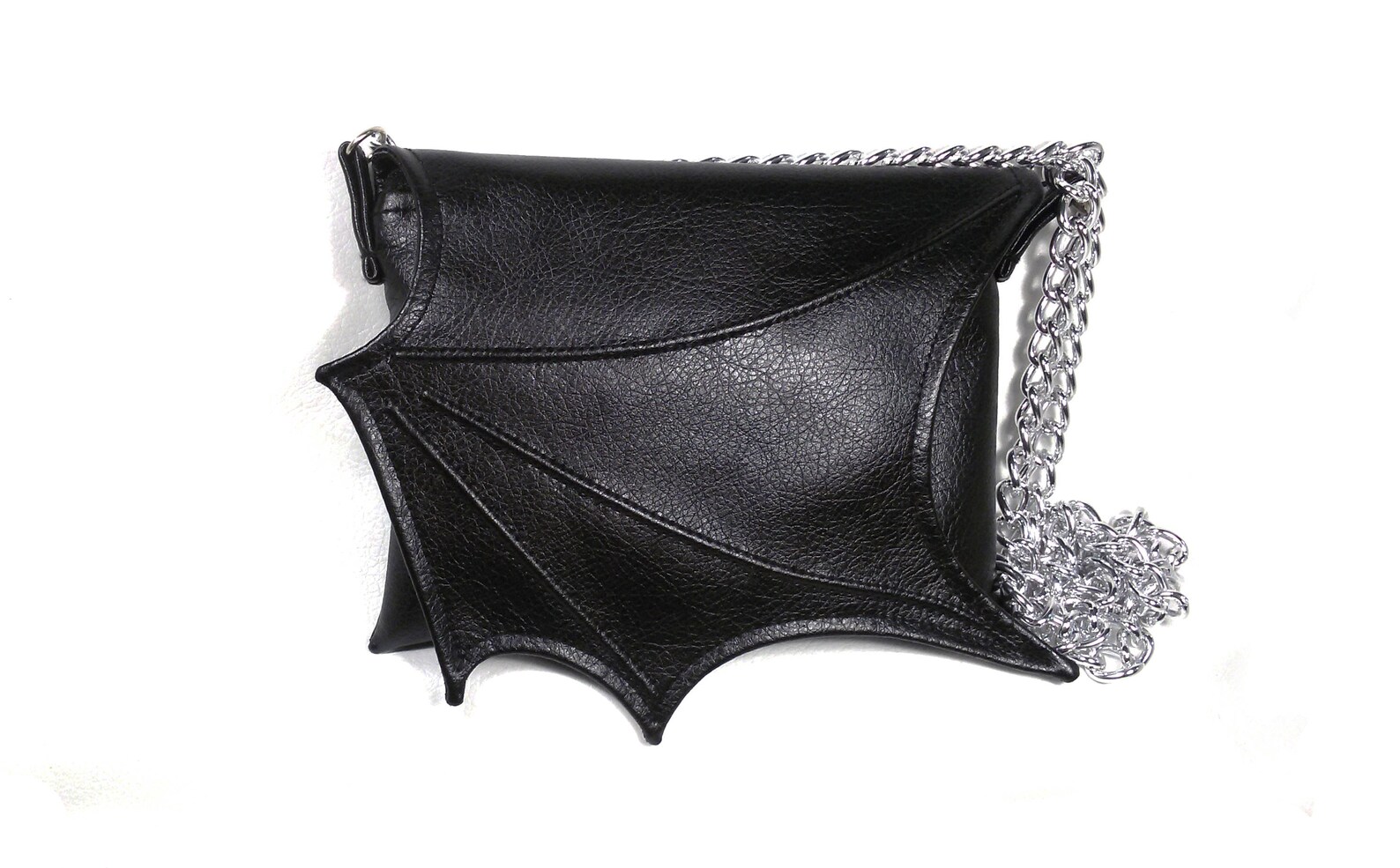 Black Bat Wing Bag Small Crossbody Bag Black Purse Vegan | Etsy
