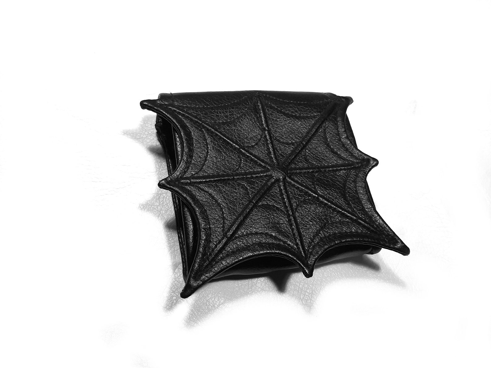 Spider Web Wallet Women Wallet Vegan Wallet Accordion - Etsy