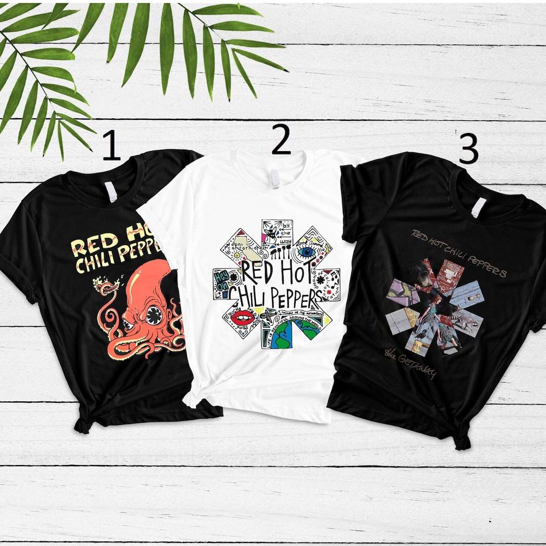 Red Hot Chilli Rock Band Pepper T-shirt, Sweatshirt, Tank Top, Chilli ...