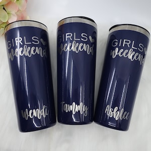Girls Weekend Tumblers, Girls Weekend, Girls Getaway, Personalized ...