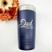 Dad Gift, Daddy Coffee Mug, Dad Est, Dad Est, Travel Mug, Gift for New ...