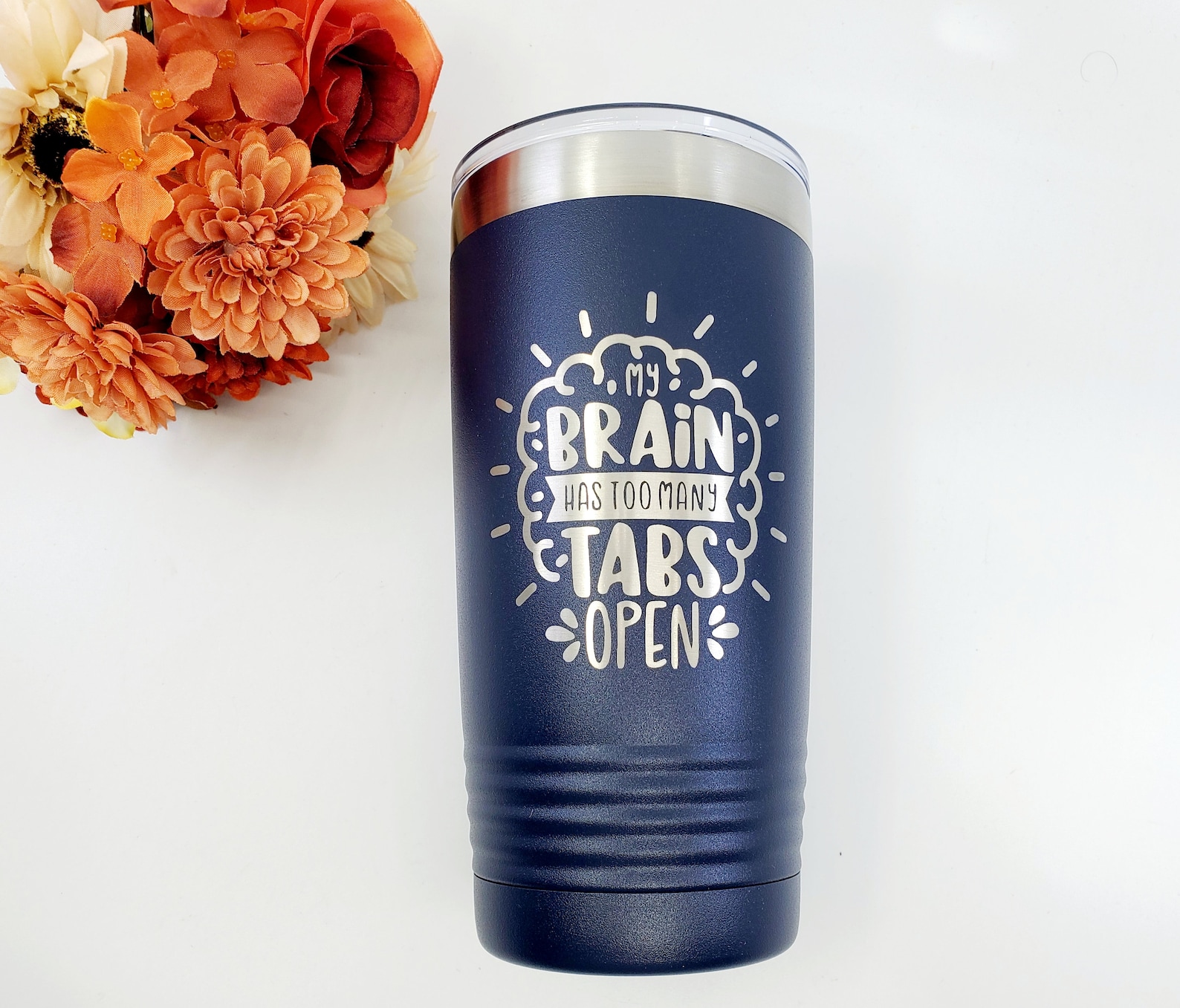 My Brain Has Too Many Tabs Open, Coffee Cup, Travel Mug, Funny Coffee ...