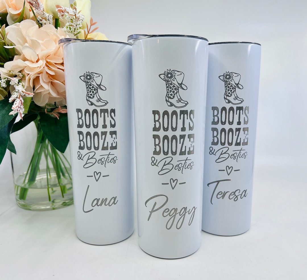 Boots Booze and Besties, Nashville Bachelorette Party, Nashville Cups ...