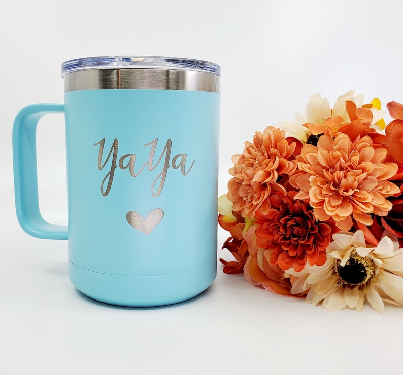 Grandma Coffee Cup Yaya Coffee Tumbler Insulated Coffee Mug - Etsy