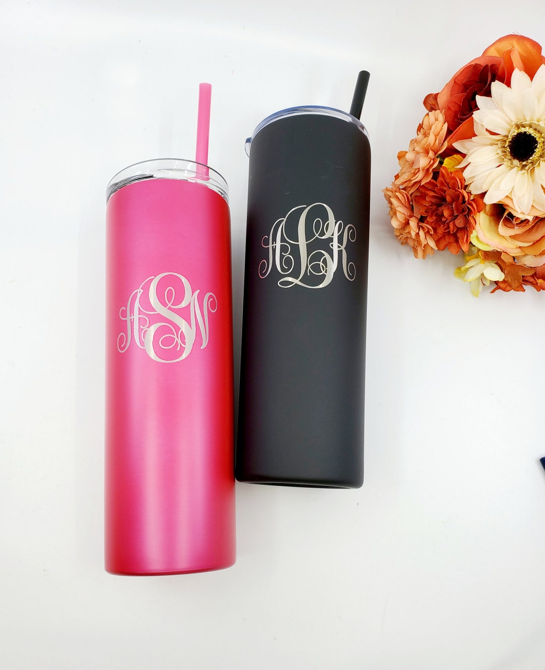 Personalized Tumbler, Monogram Gift, Monogram Tumbler, Insulated ...