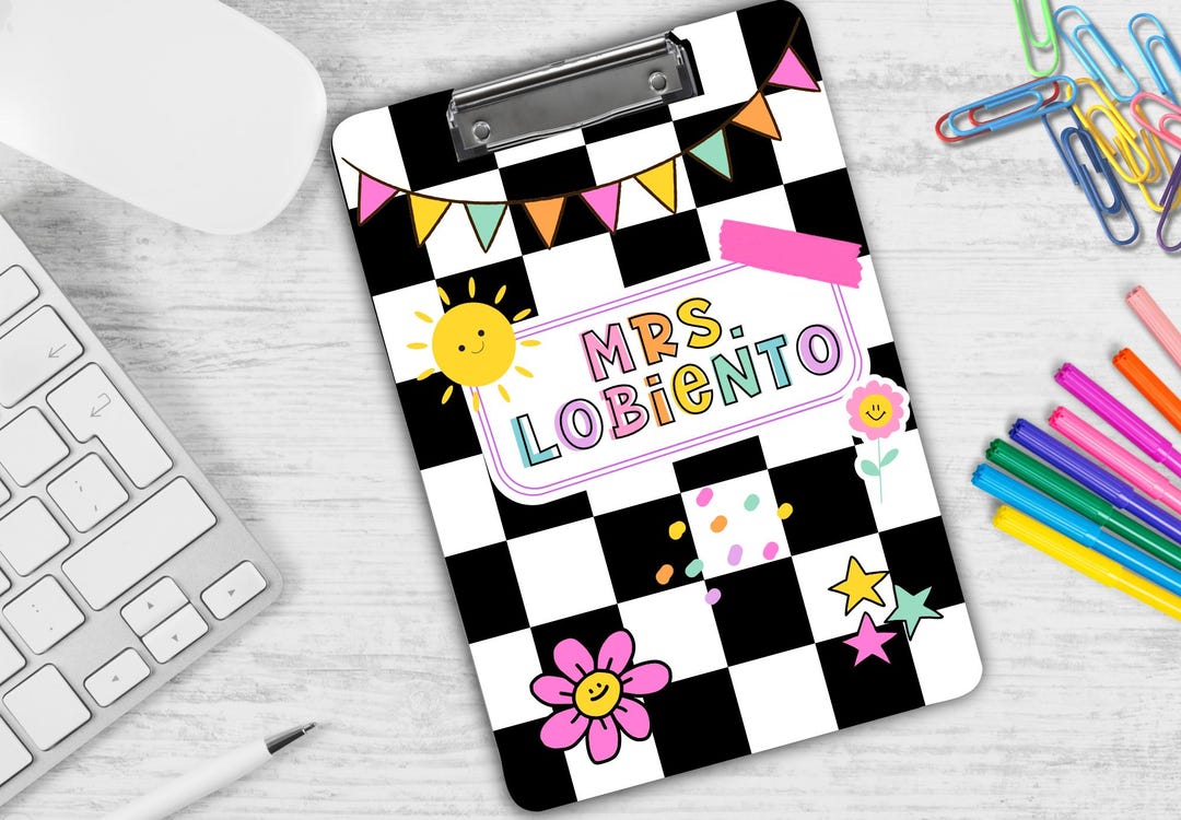 Personalized Teacher Clipboard, Classroom Stationary - Etsy