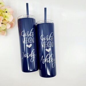 Girls Weekend Tumblers Girls Weekend Cups Stainless Steel - Etsy