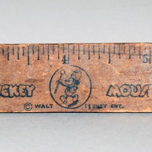 1930s Era Walt Disney Ent 8" Mickey Mouse Ruler by Dixon -- Free US ...