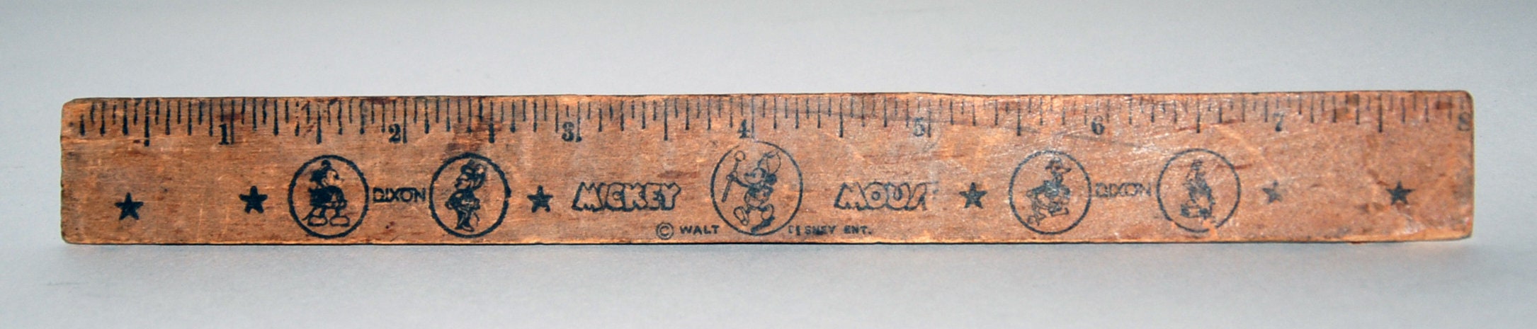 1930s Era Walt Disney Ent 8 Mickey Mouse Ruler by Dixon Free US ...