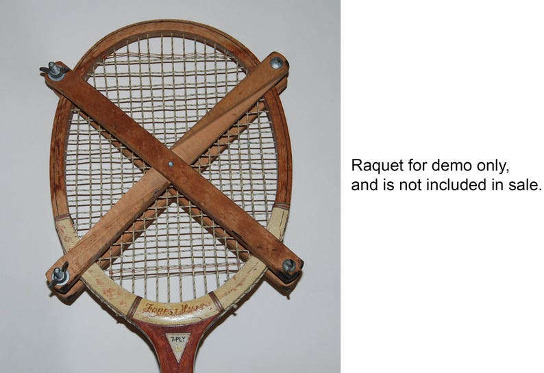 1930 époque Wooden Criss Cross Tennis Racquet Press Livraison gratuite ...