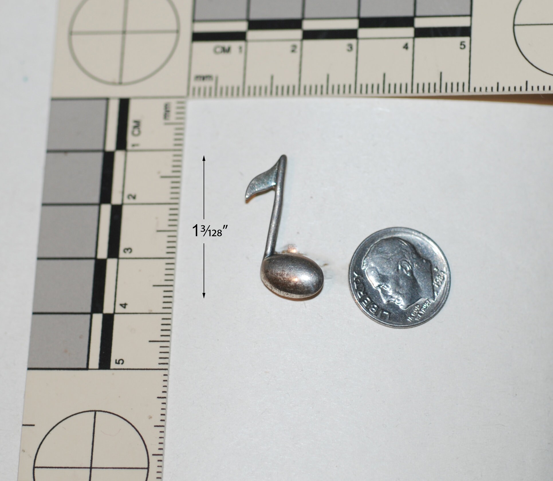 Vintage 1950s'60s Era Danecraft Musical Notes Pin and Earrings Set Free ...