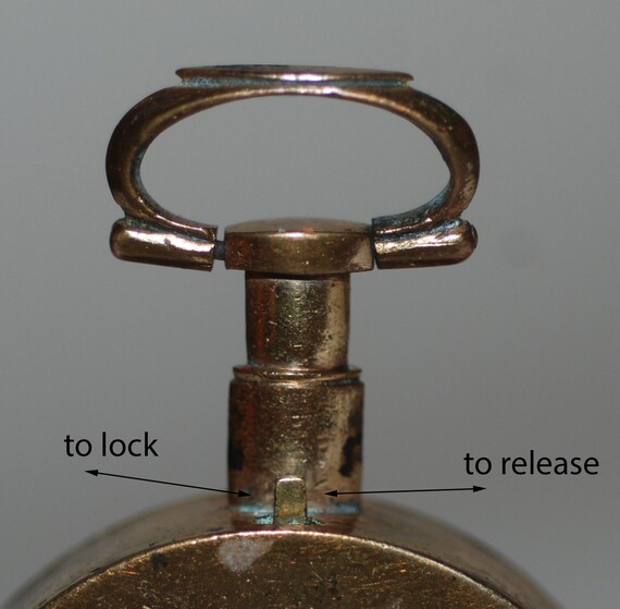 1810 Era Rare Early Long Neck Pocket Compass by Jones… - Gem