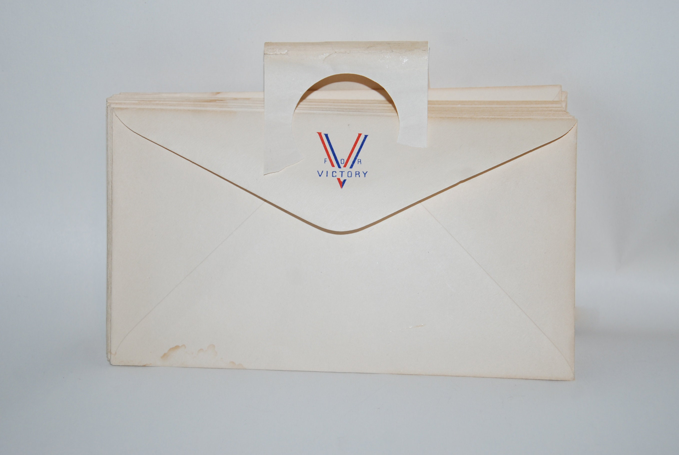 Vintage WWII Era Ephemera Old Store Stock Victory Envelopes Free USA ...
