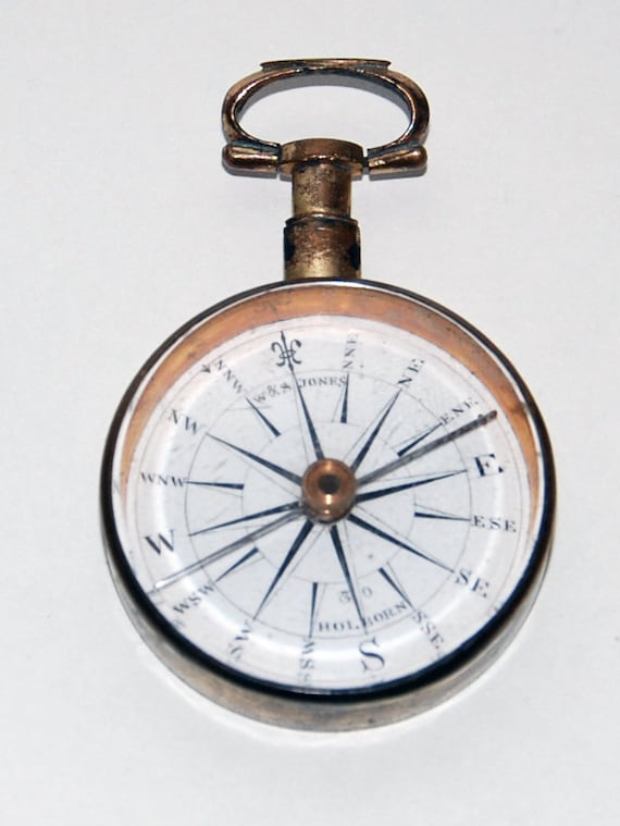 1810 Era Rare Early Long Neck Pocket Compass by Jones - Etsy