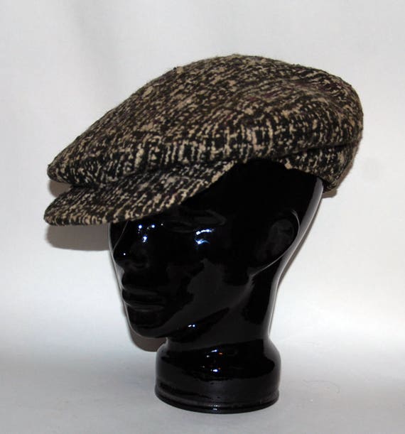 1930s-'50s era Cooper Brand Winter Tweed Flat Newsboy… - Gem