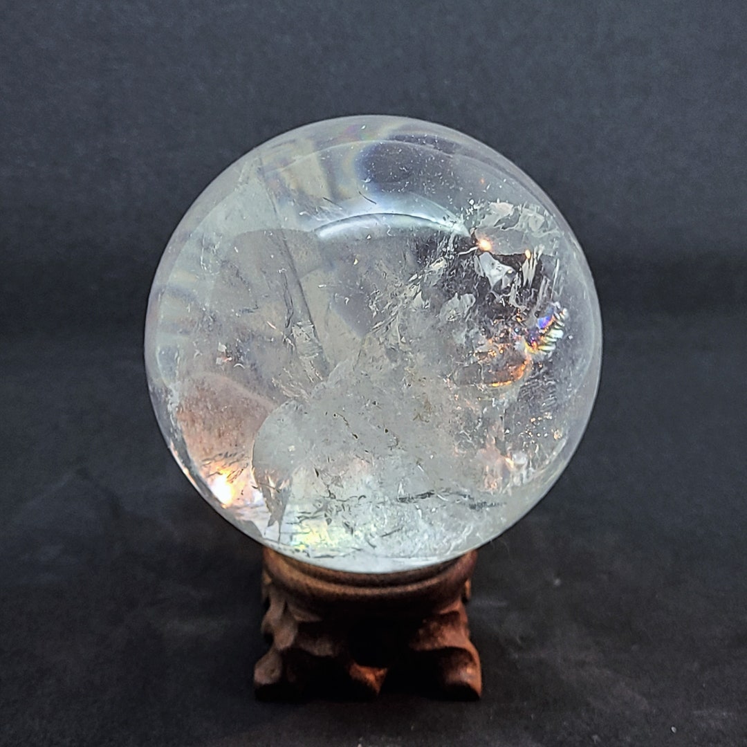 AAA Rainbow Quartz Sphere, Crystal Ball, Sacred Crystals, Alter ...