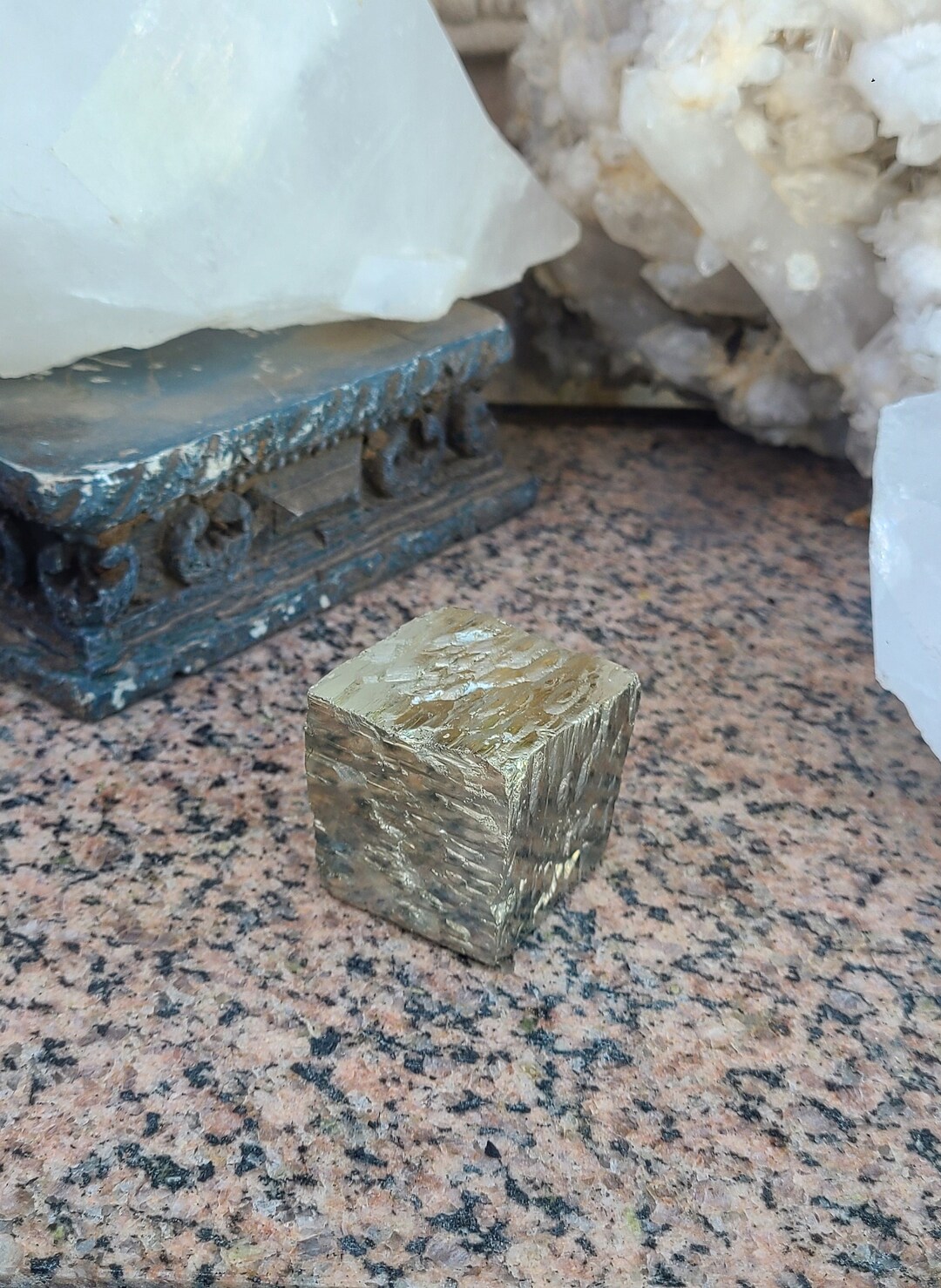 Platonic Solids Natural Pyrite Crystal Cube, Pyrite Cube, Wicca, Psychic, New Age Energy Work ...