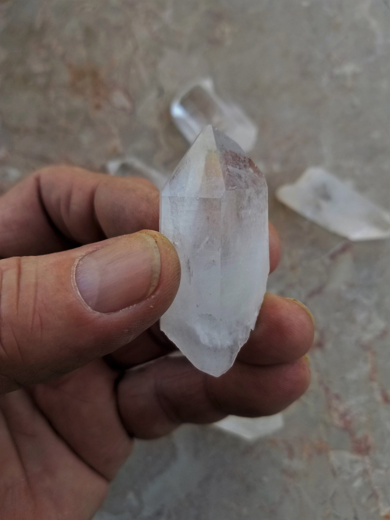 Matched Set of 6 Self Healed to Double Terminated Quartz - Etsy