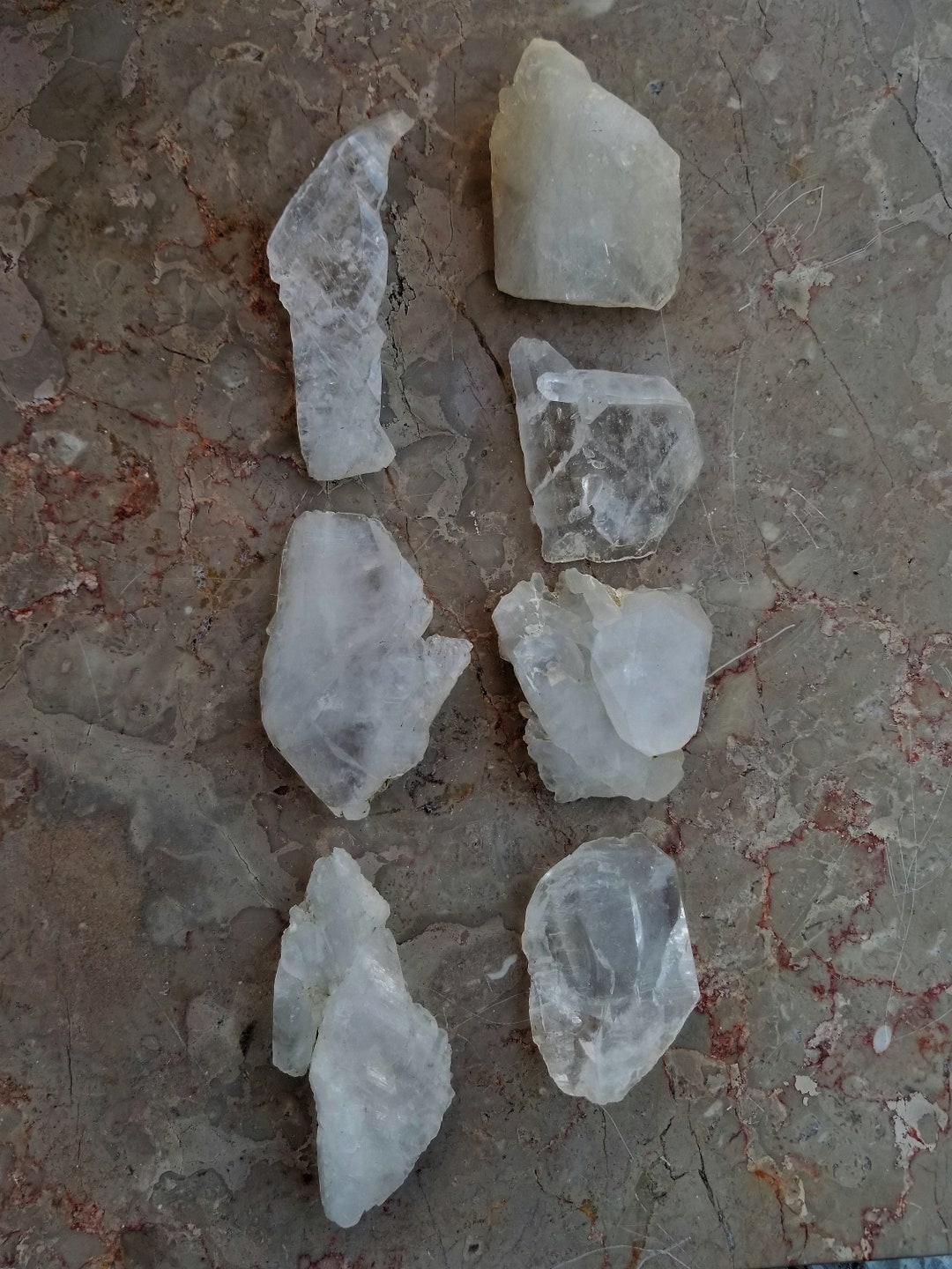 7 Piece Crystal Chakra Set, Shard Master Crystal, Crystal Healing ...