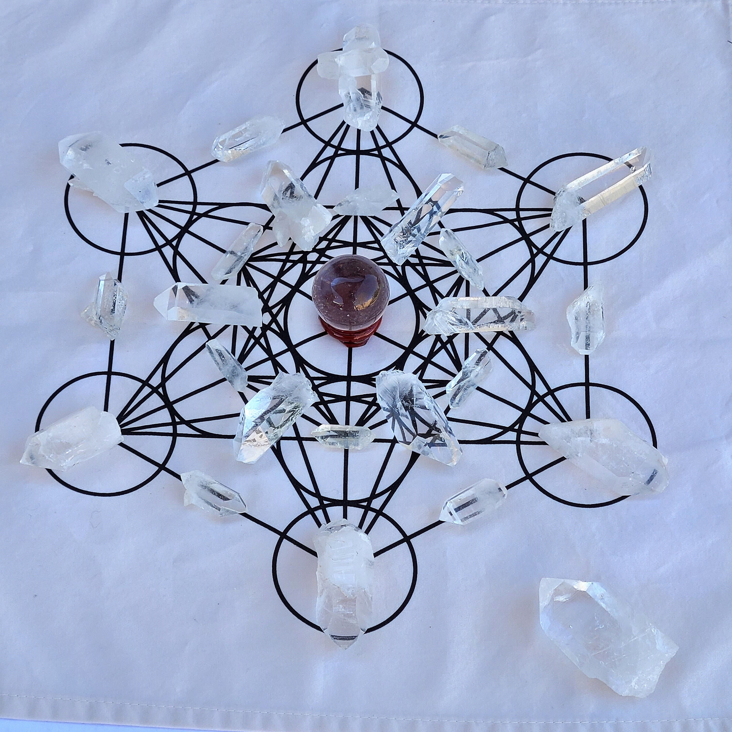 Goddess Crystal Grid Isis Crystals Reiki Wicca Psychic | Etsy