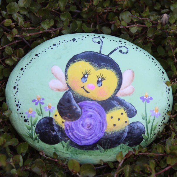 Hand Painted Stones - Etsy