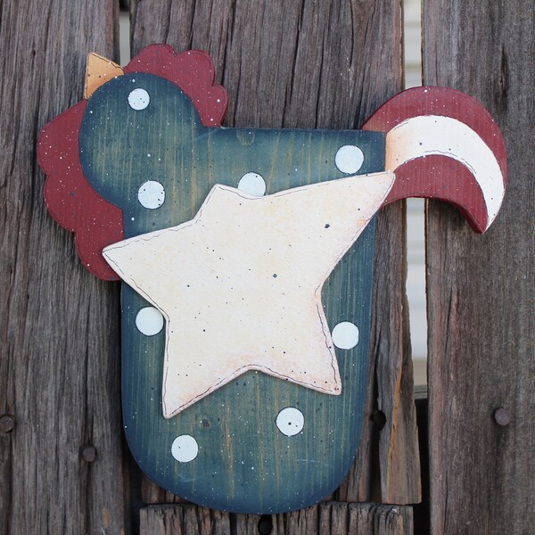 Wooden Chicken - Etsy