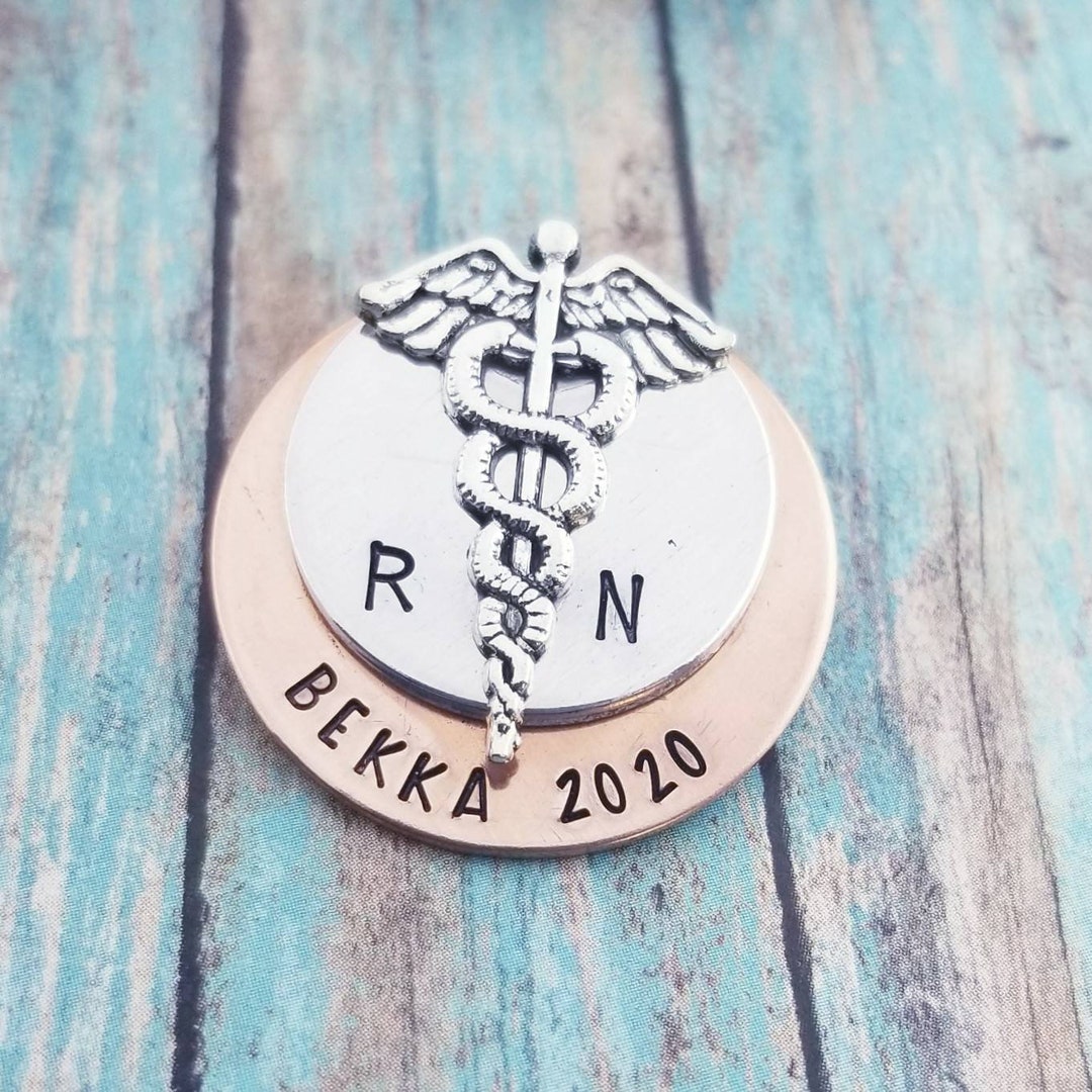 Custom Nurse Graduation Pin RN Pin BSN Nurse Pin Personalized Custom ...