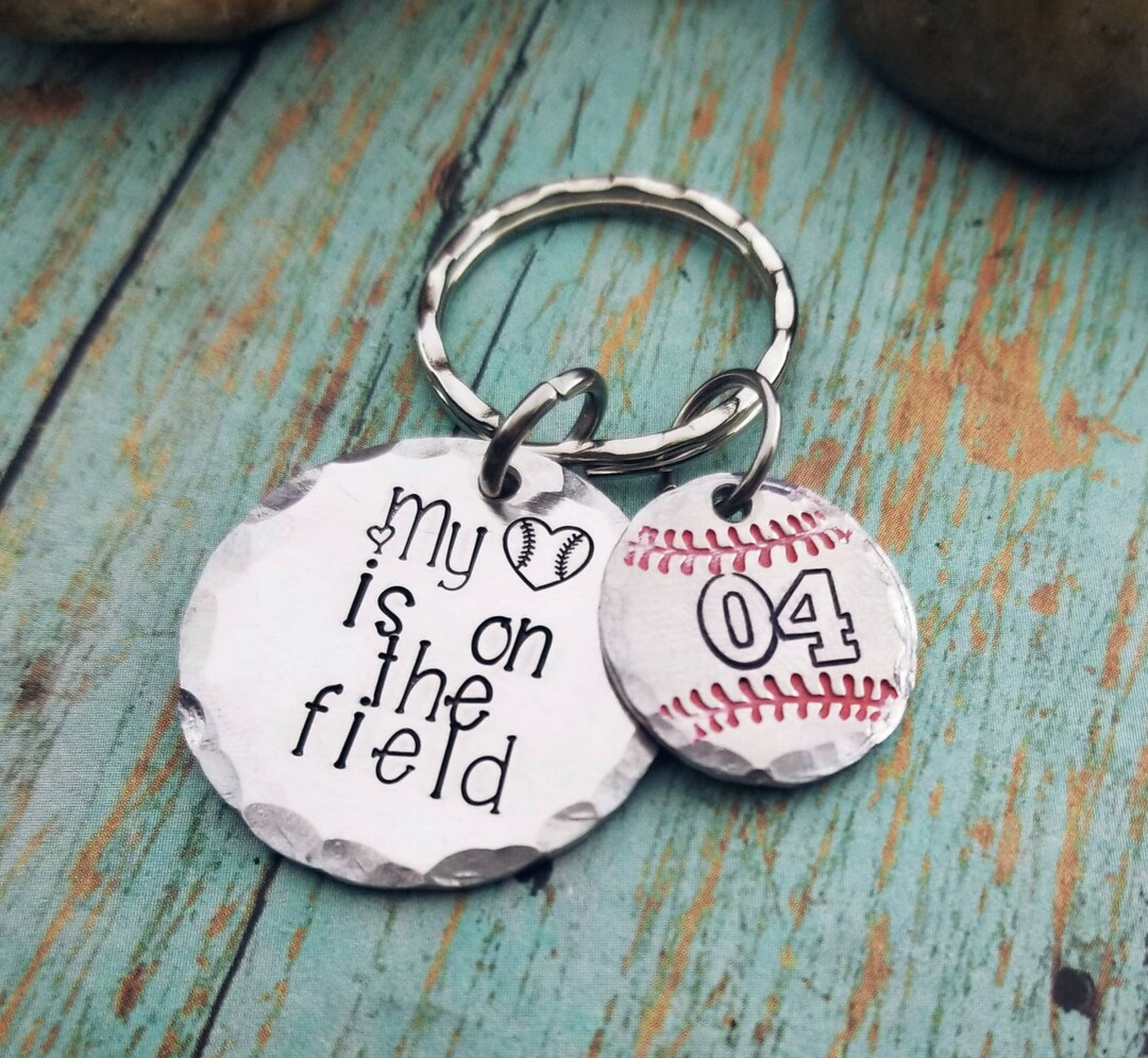 Baseball Mom Keychain Personalized With Jersey Number - Baseball Mom ...