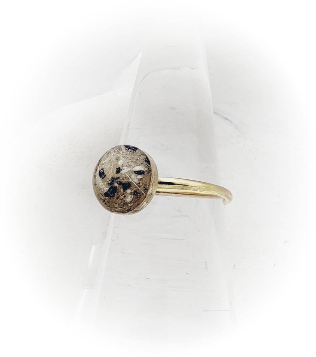 Fur or Hair Memorial Ring Stacking Ring Hair Memorial Ring 8mm | Etsy