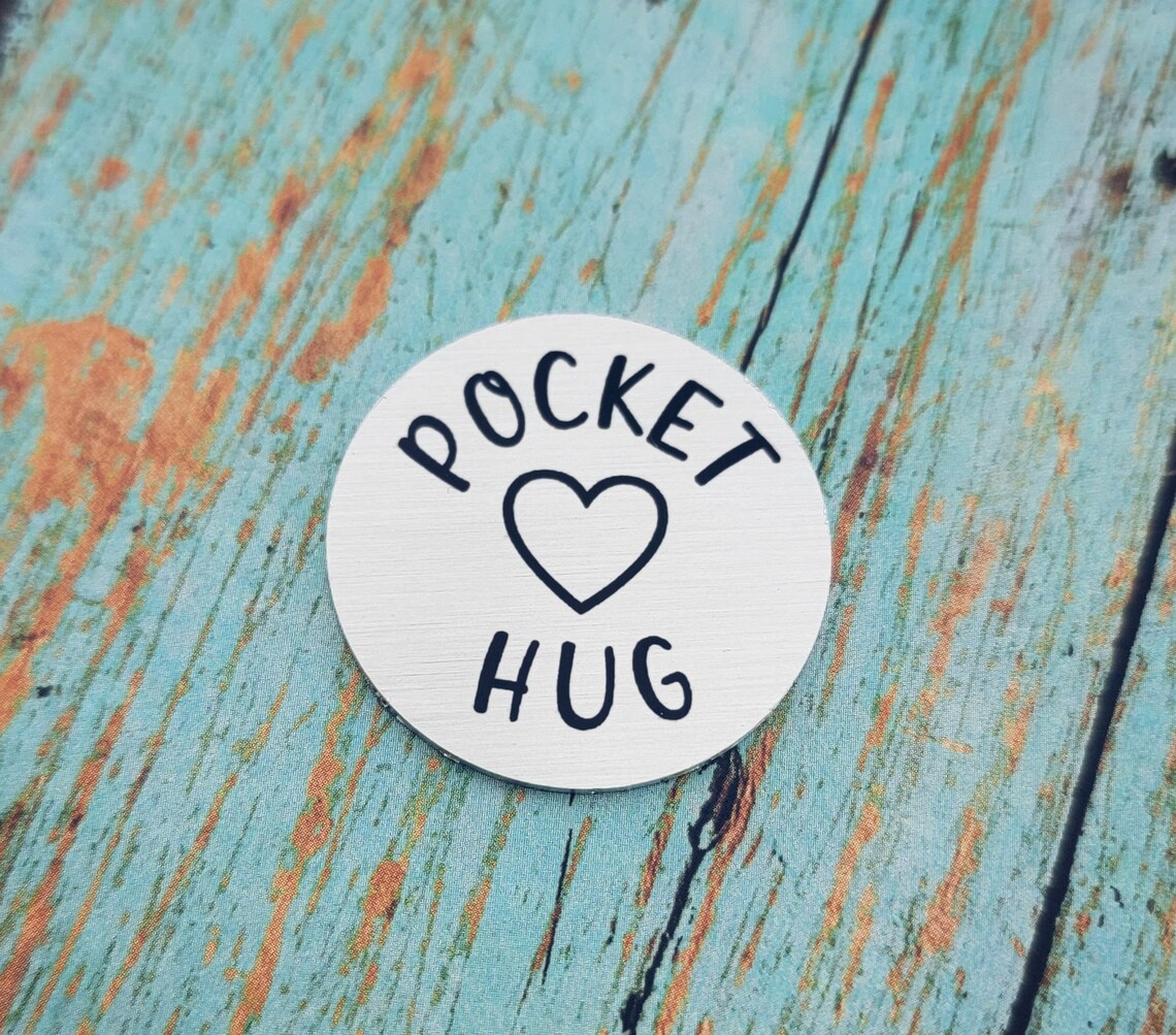 Pocket Hug Token With Poem Card: Long Distance Gift - Etsy