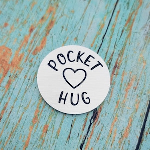 Pocket Hug Token With Poem Card - Long Distance Hug - Virtual Hug ...