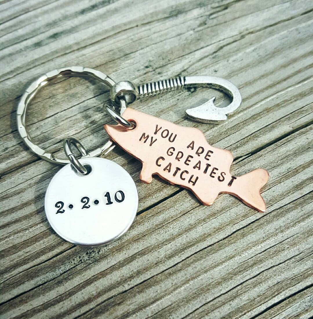 My Greatest Catch - Personalized - Anniversary - Engagement - Hand ...