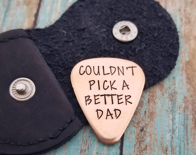 I Couldn't Pick a Better Dad, Fathers Day Gift, Gift for Men, Guitar ...
