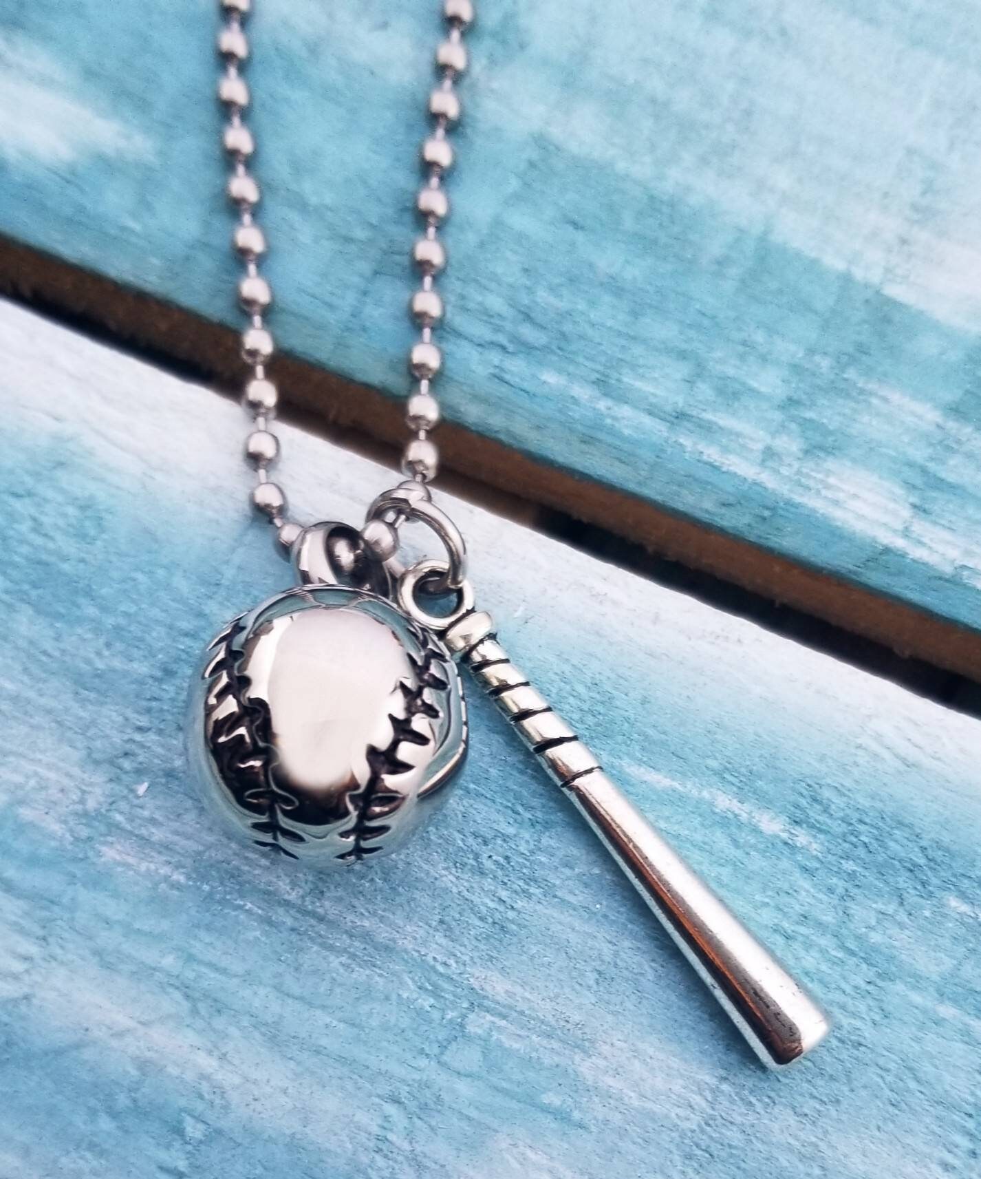 Guy Cremation Jewelry Baseball Urn Necklace Urn Necklace | Etsy